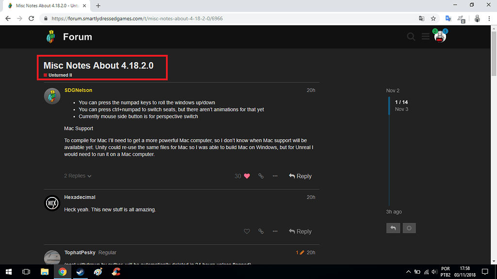 Version numbering of the game - U4 Discussion - SDG Forum