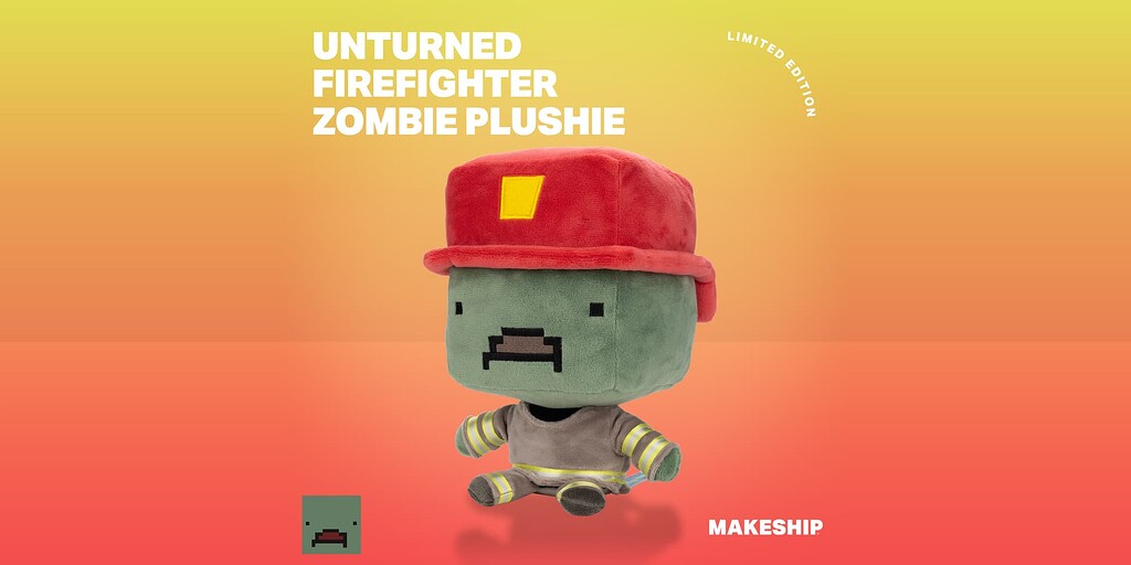 Firefighter Zombie Plushie giveaways! - Announcements - SDG Forum