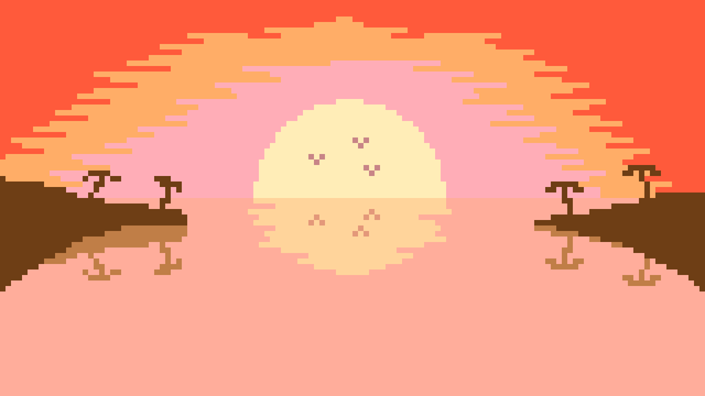 A pixel art sunset - Community Lounge - SDG Forum