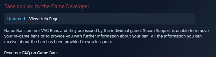 Game Ban Unturned U3 Support Sdg Forum 
